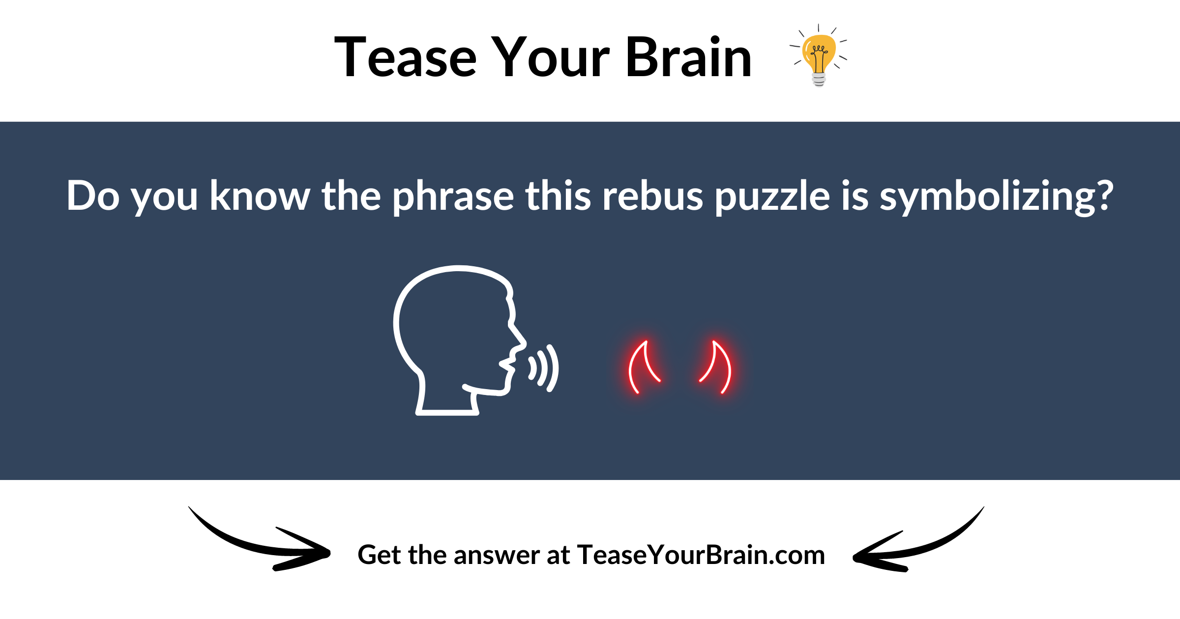 Speak Rebus Puzzle - Tease Your Brain