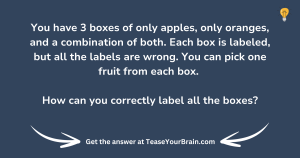 The Three Boxes - Tease Your Brain