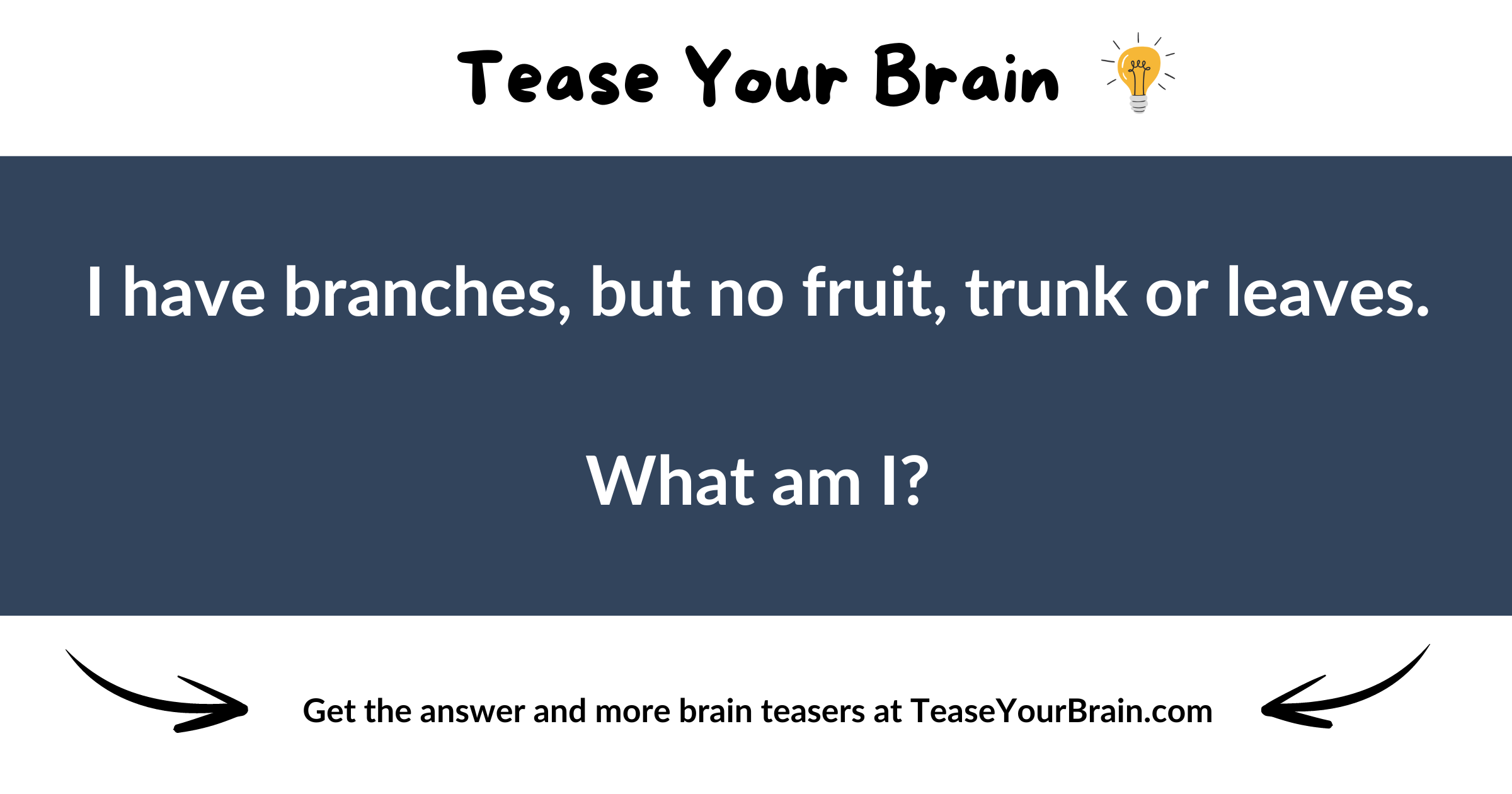 Branches With No Fruit Riddle - Tease Your Brain