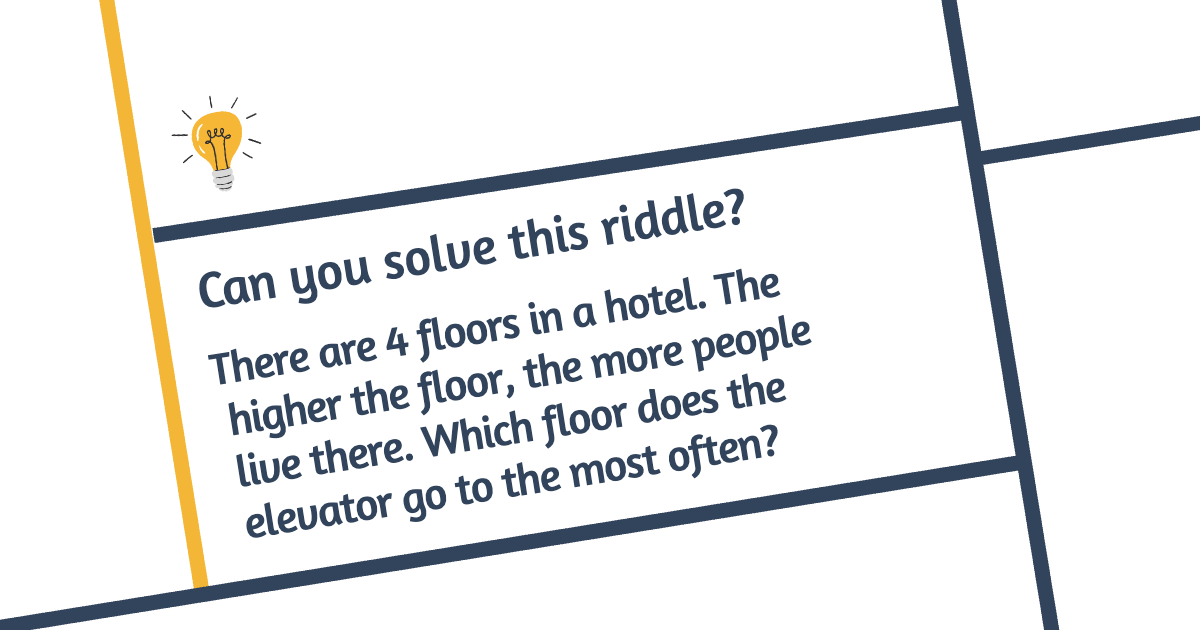 Four Floors Riddle - Tease Your Brain