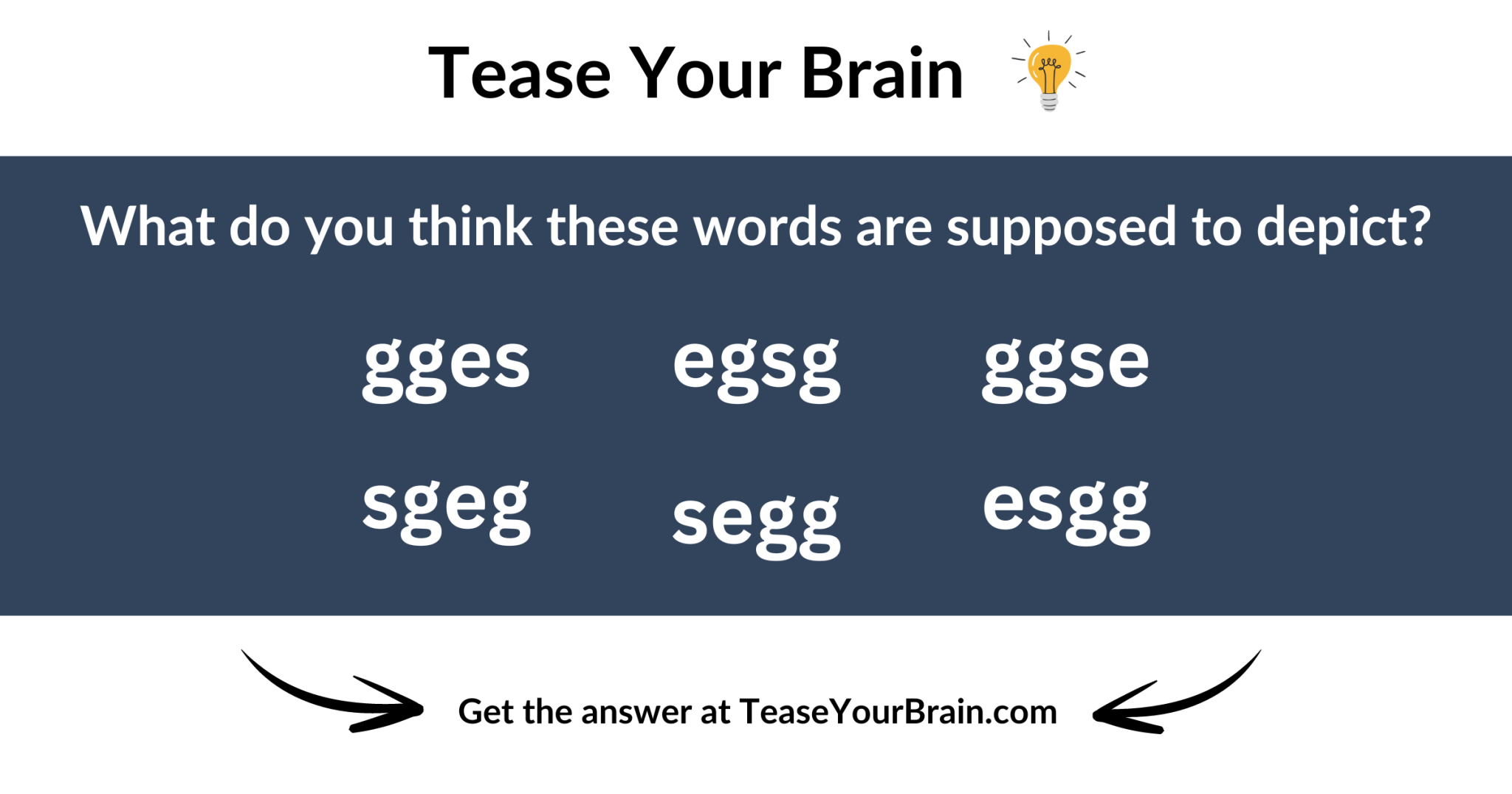 Jumbled Rebus Puzzle - Tease Your Brain