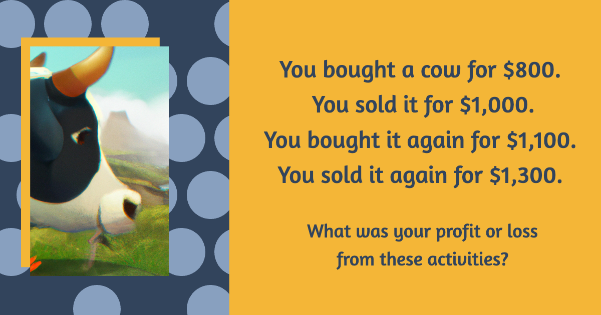 Profit and Loss Math Puzzle - Tease Your Brain