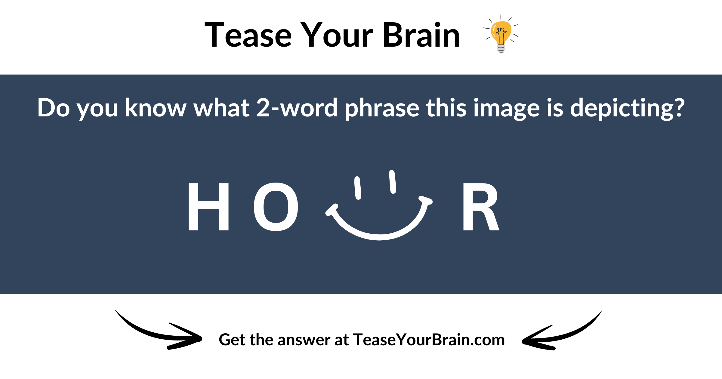Smiley Face Rebus Puzzle - Tease Your Brain