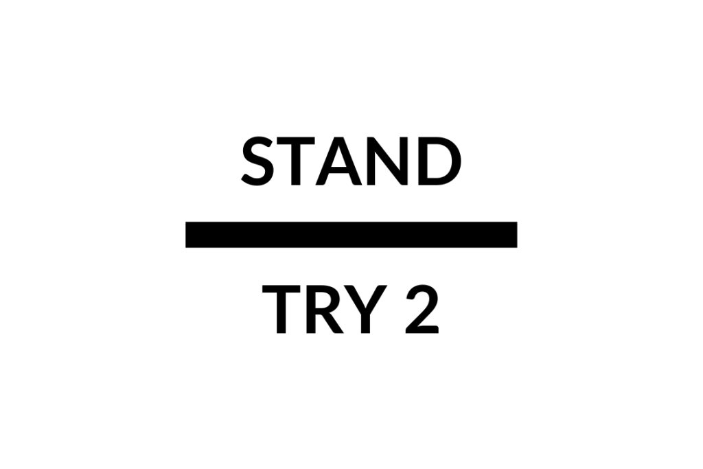 Stand Rebus Puzzle - Tease Your Brain