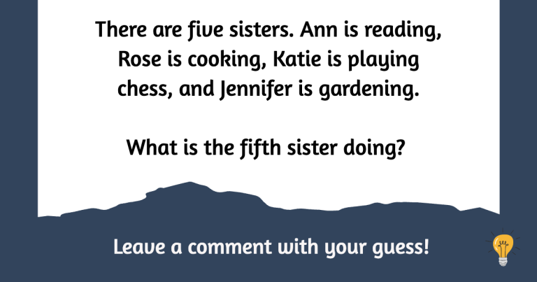 5 Sisters Logic Puzzle - Tease Your Brain