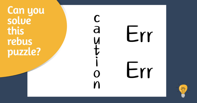 Err Err Rebus Puzzle - Tease Your Brain