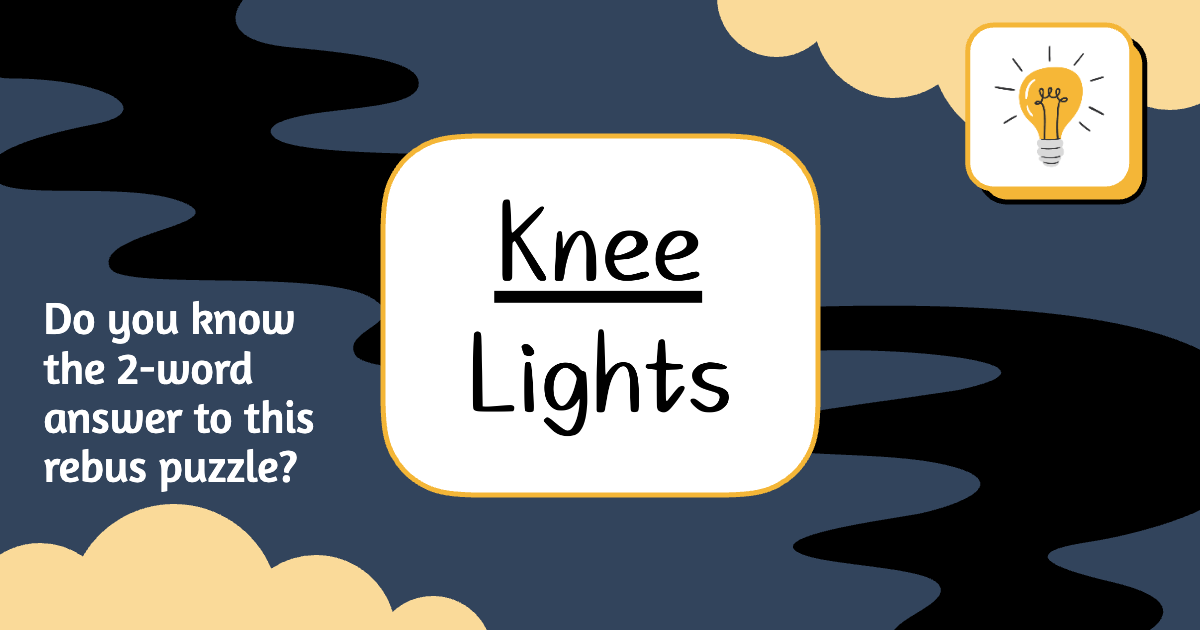 Knee Lights Brain Teaser - Tease Your Brain