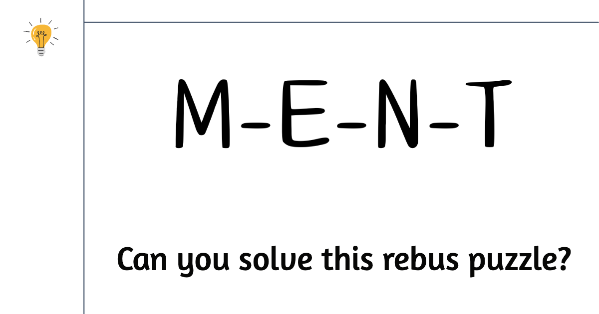 M-E-N-T Brain Teaser