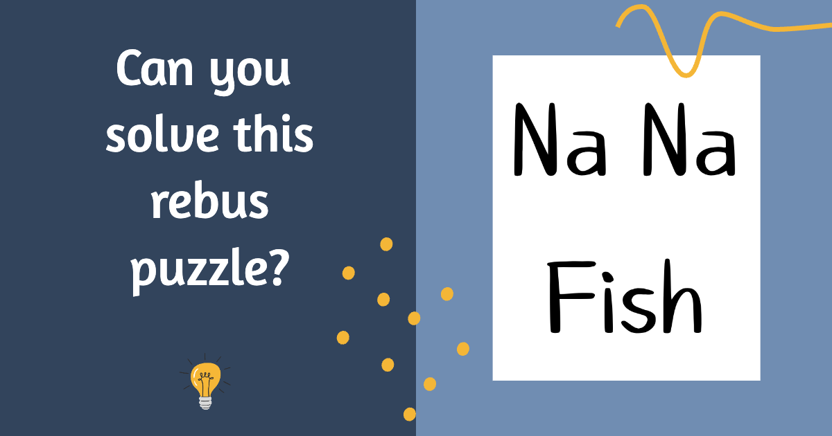 Na Na Seafood Rebus Puzzle - Tease Your Brain